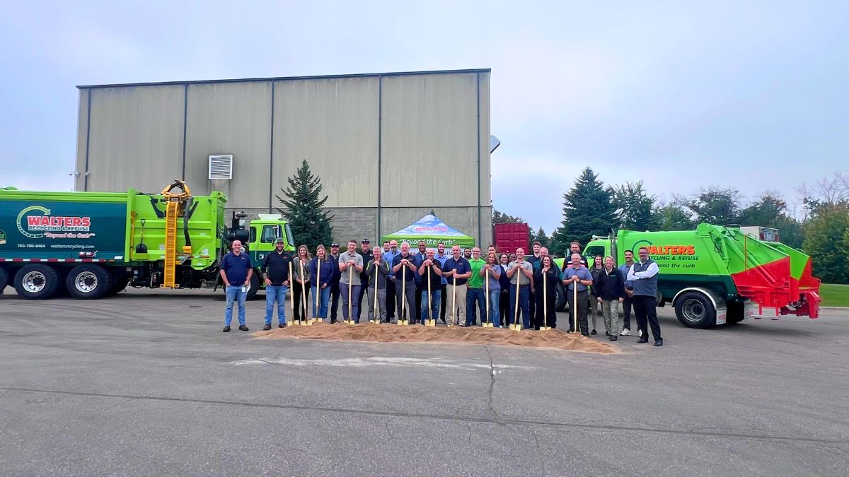 Walter’s Recycling & Refuse Breaks Ground in Blaine, Minnesota