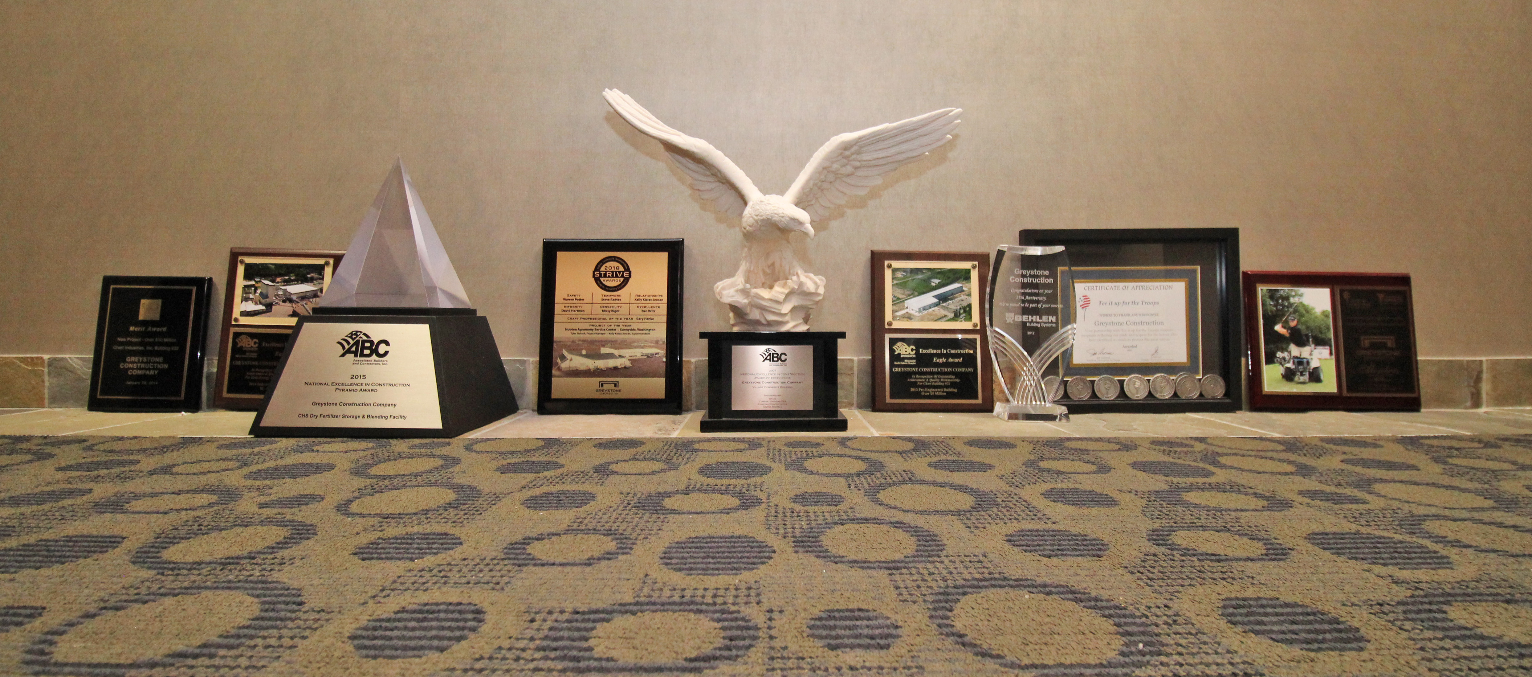 Awards & Recognition for Greystone Construction