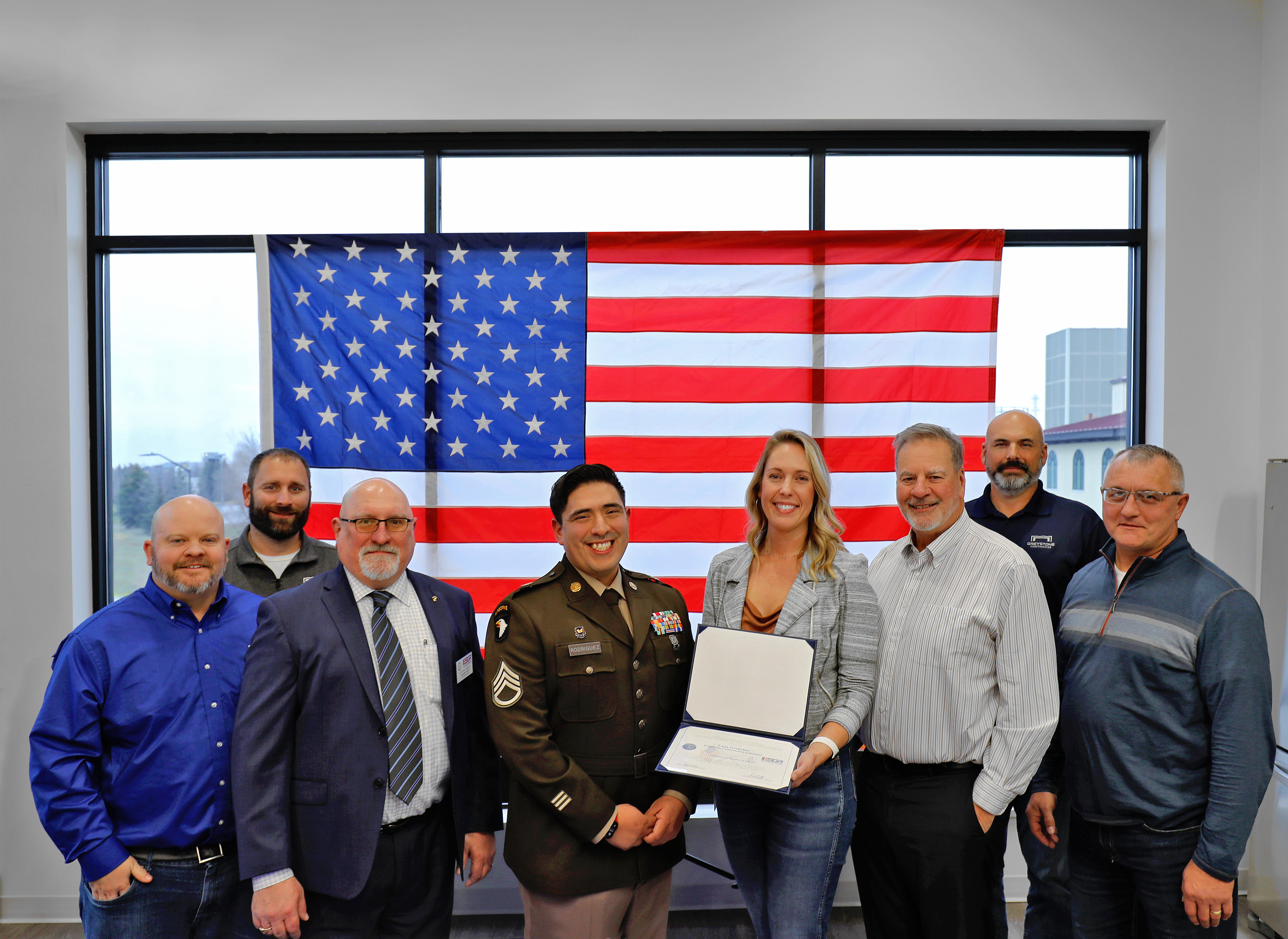 Greystone’s Vana Greischar Receives Patriot Award from the Department ...